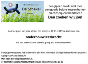 Voorbeelden van advertenties in de krant - RTG Reclame Culemborg